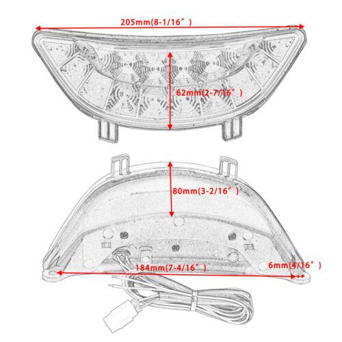 LED Taillight Integrated Turn Signals For Yamaha VMAX 2009-2020 Rear ...